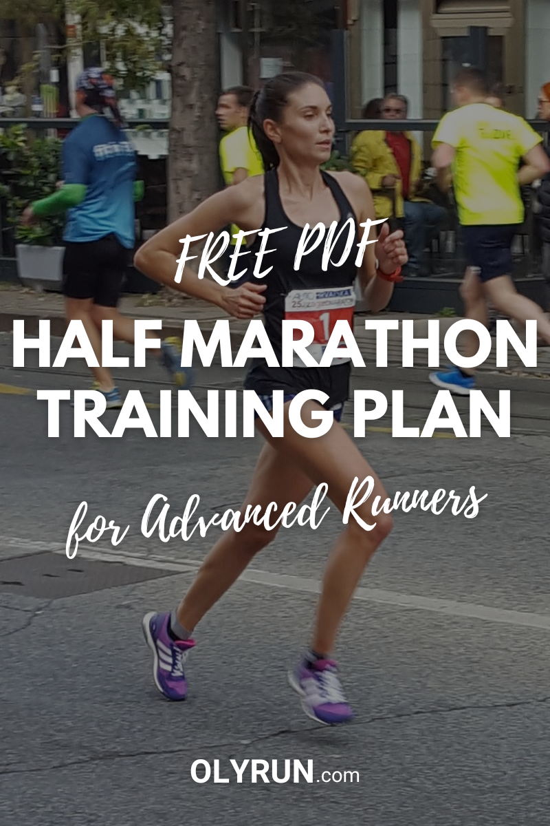 Half Marathon Training Plan For Advanced Runners [FREE]